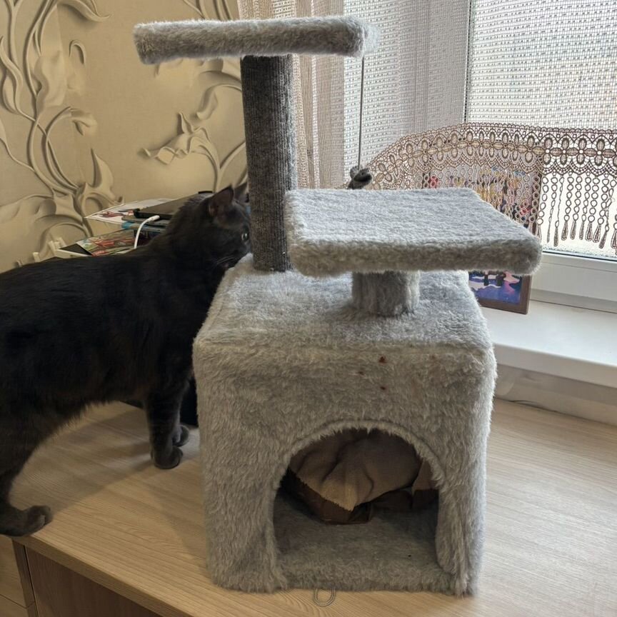 Когтеточка домик для кошки