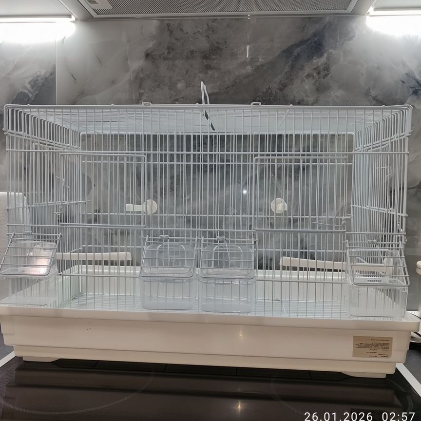 Клетка для двух попугаев