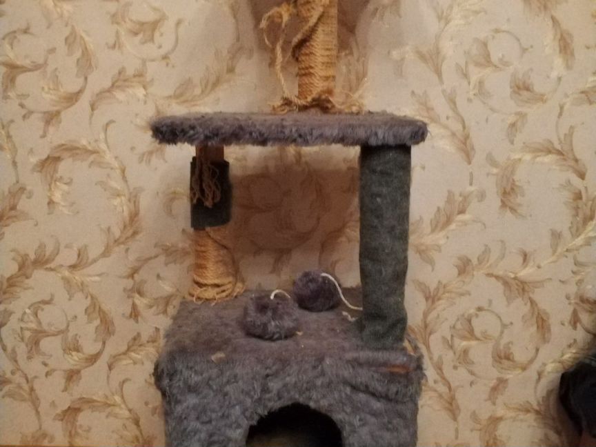 Домик для кошки с когтеточкой
