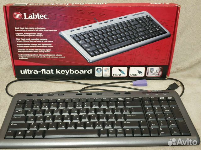 Компактная клавиатура labtec slim (logitech) купить в Москве ...