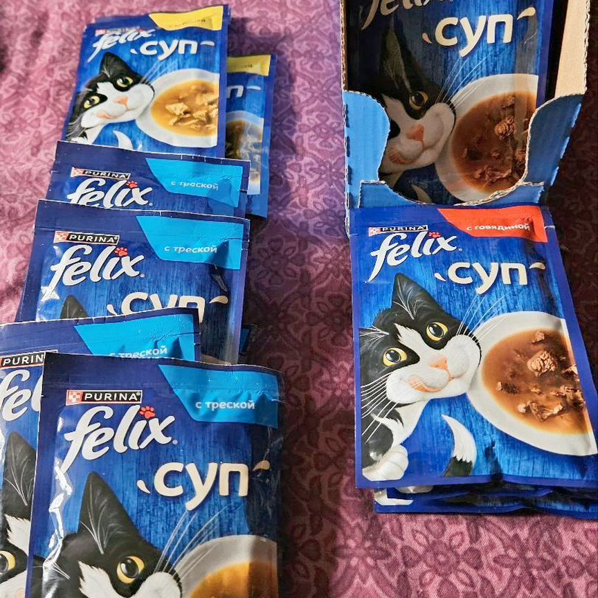 Корм для кошек феликс суп