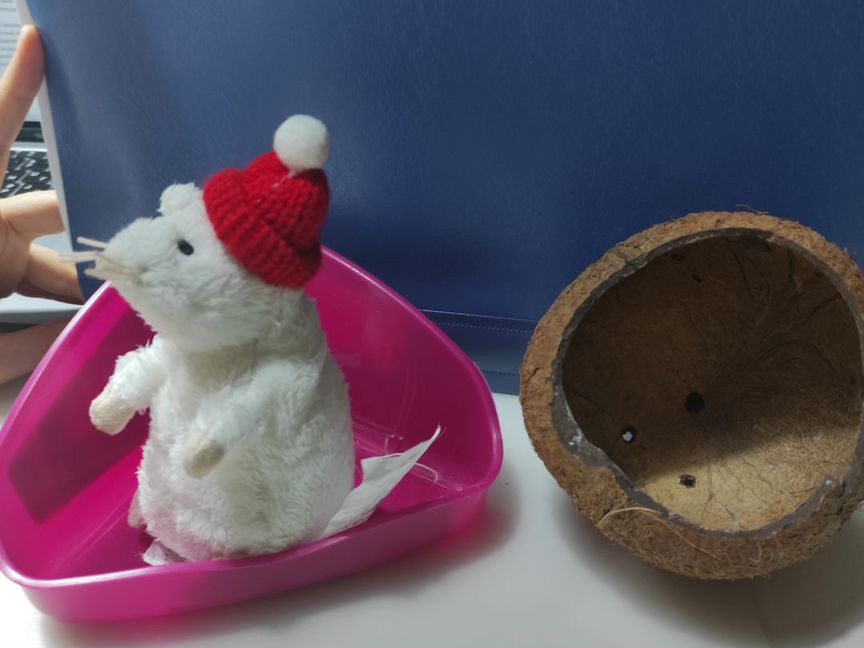 Домик грызуна + Угловой туалет