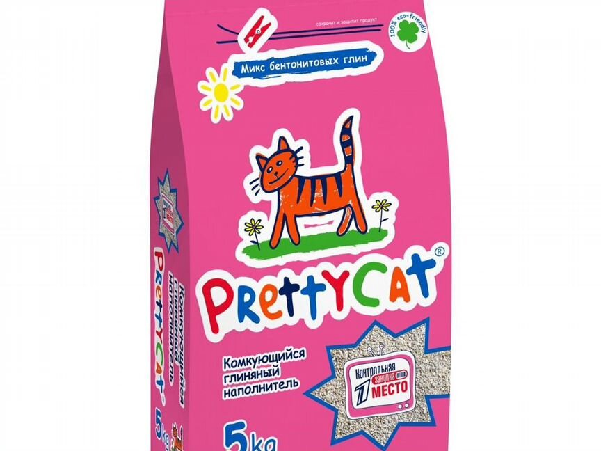PrettyCat комкующийся наполнитель