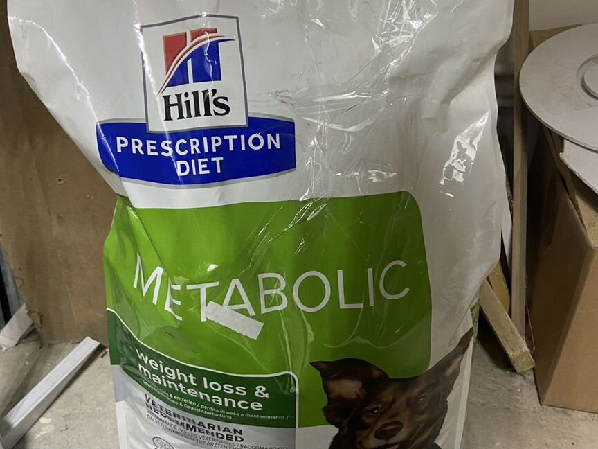 Собачий корм hills metabolik 12 кг