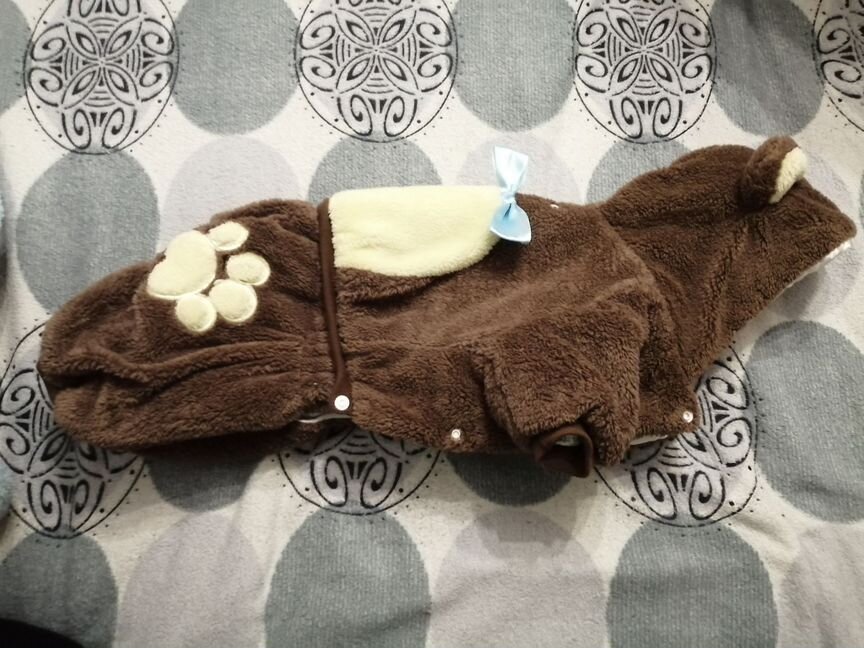 Зимний комбинезон для собаки мальчик