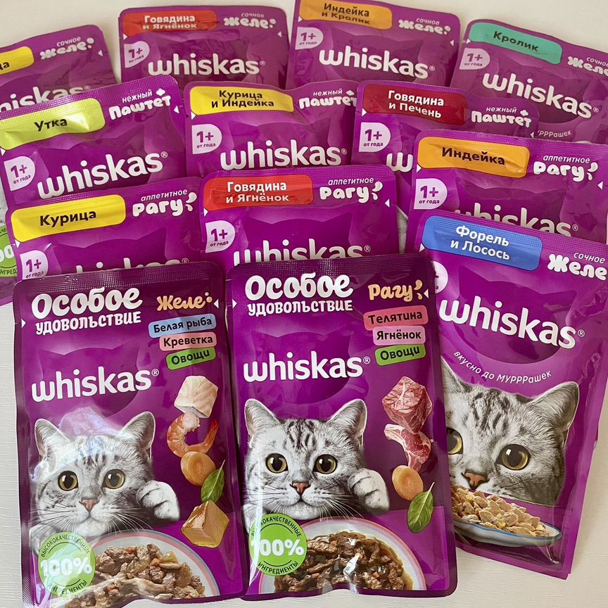 Корм для кошек Whiskas