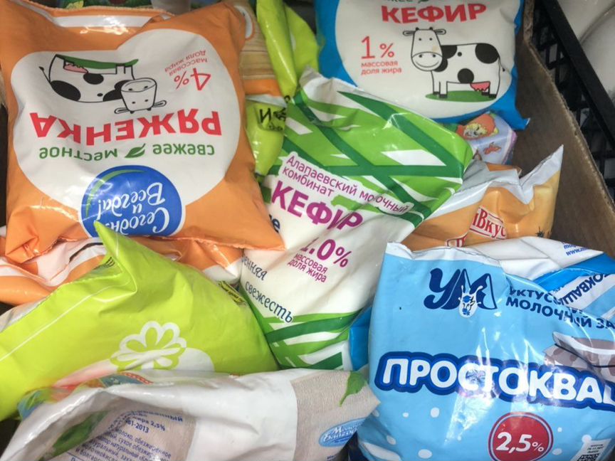 Молоко и молочные продукты на корм животным