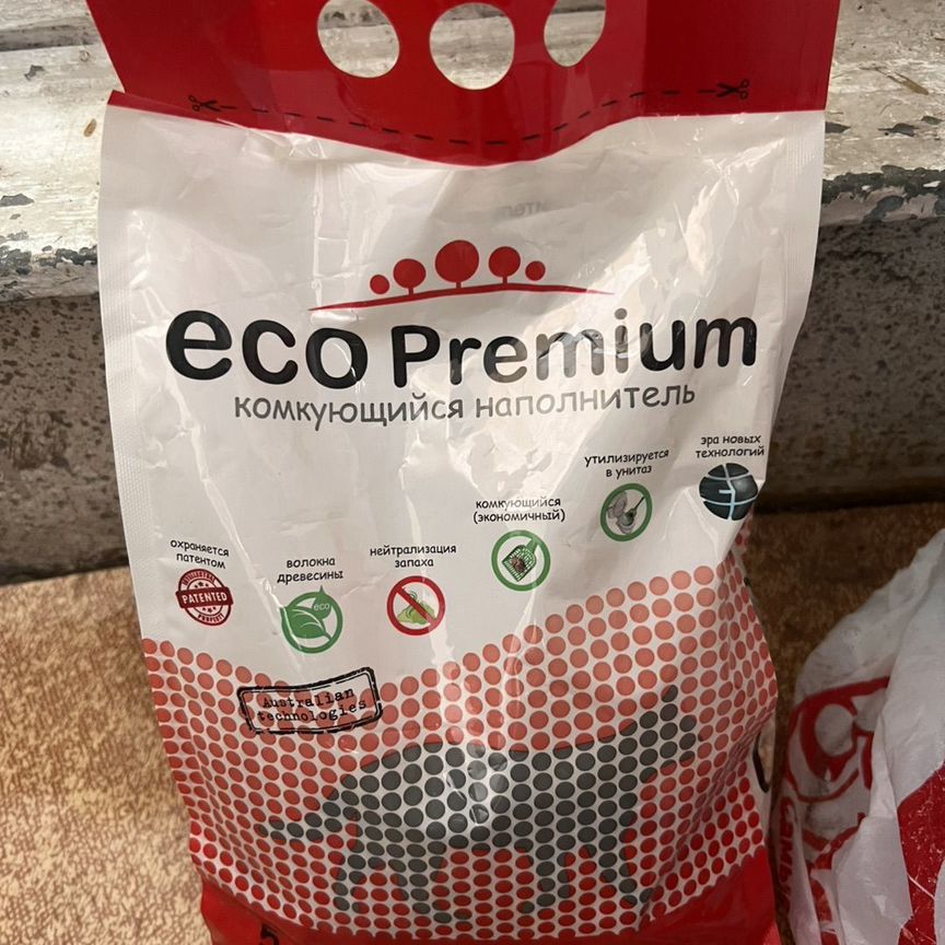 Наполнитель для кошачьего туалета Eco Premium