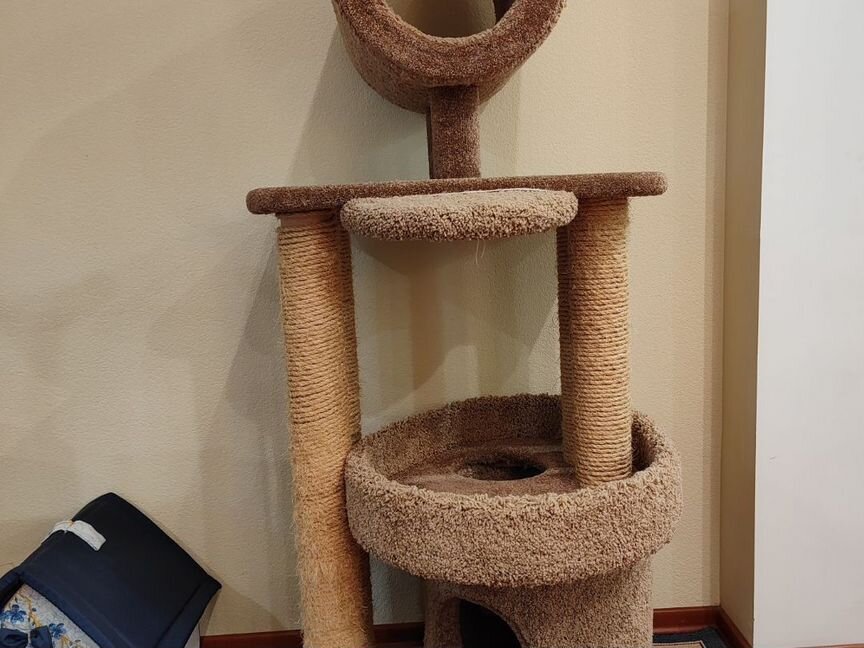 Домик для кошки с когтеточкой бу