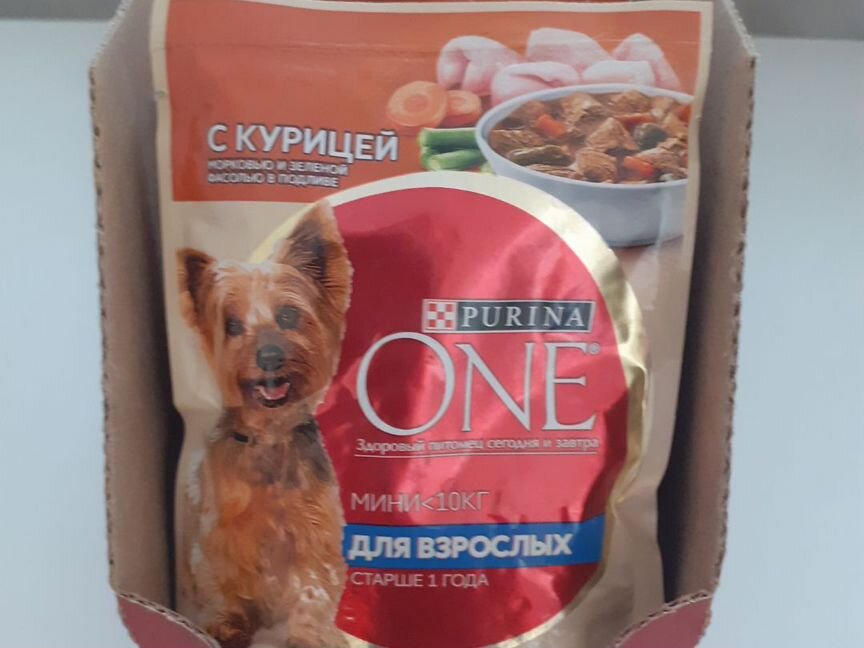 Влажный корм для собак purina one