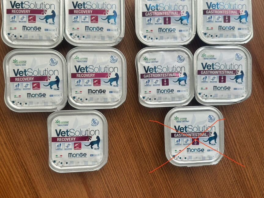 Паштет для кошек Monge VetSolution Gastro/Recovery