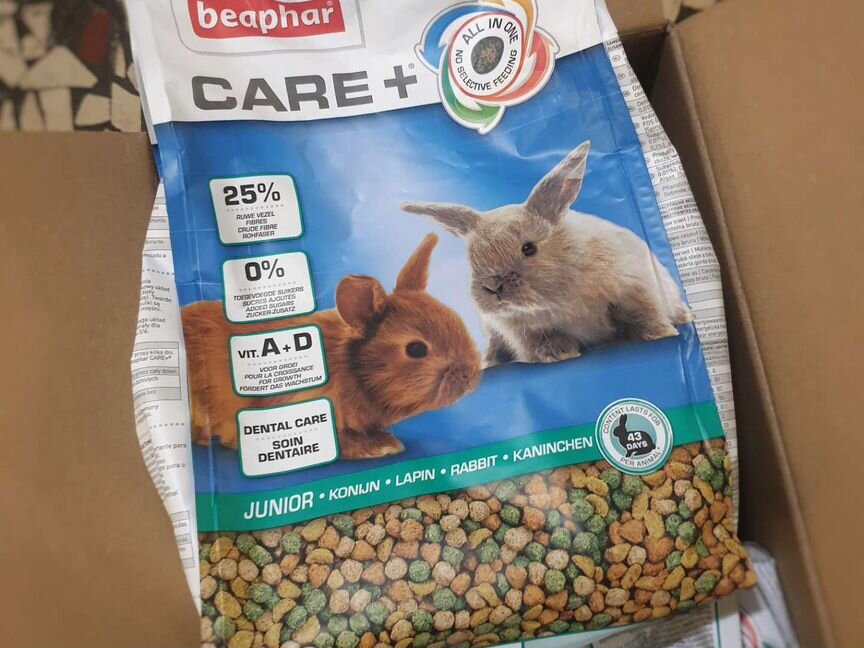 Корм Beaphar care+ для кроликов/шиншилл развес