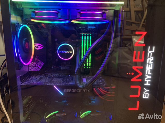 Игровой пк Hyper PC Lumen 2080ti купить в Москве | Электроника | Авито