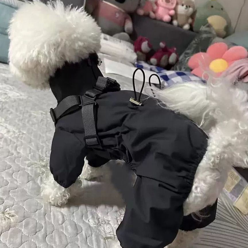 Комбинезон дождевик для собак мелких пород