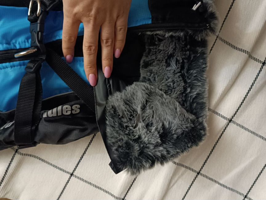 Попона с мехом для любимых питомцев