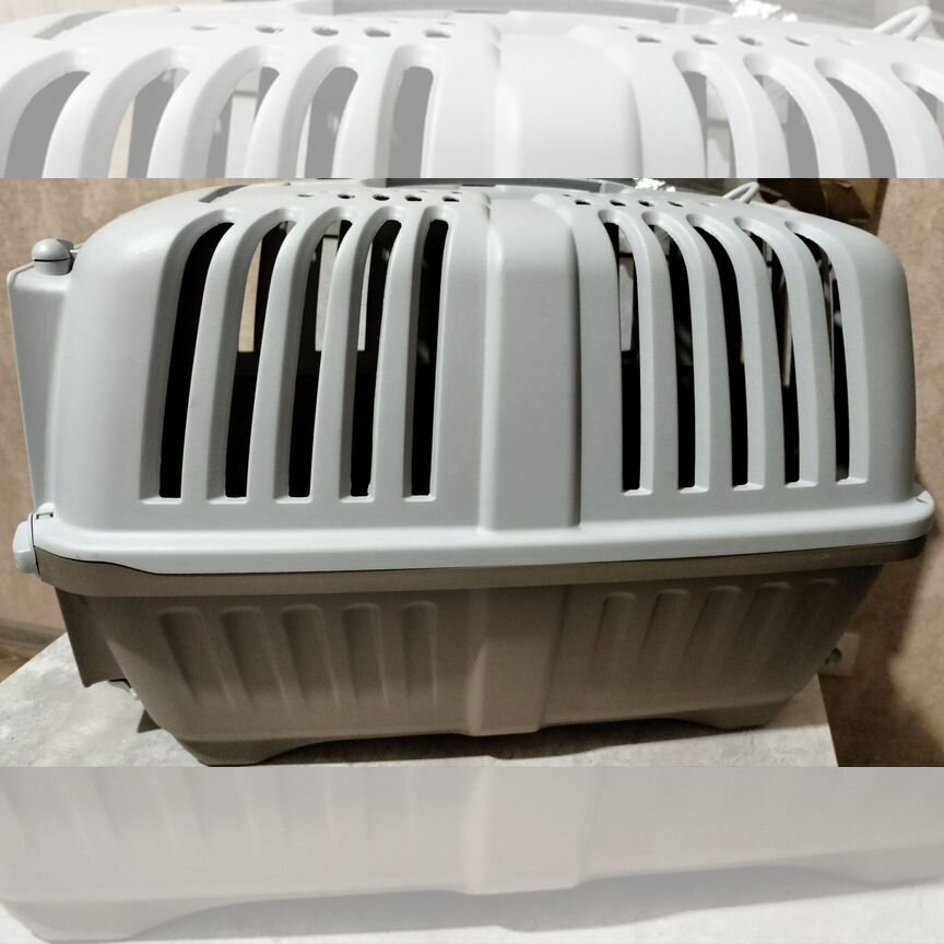 Переноска для кошек пластиковая бу