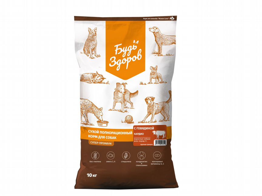 Корм для собак и кошек "Будь Здоров" и "JJ-Sport"