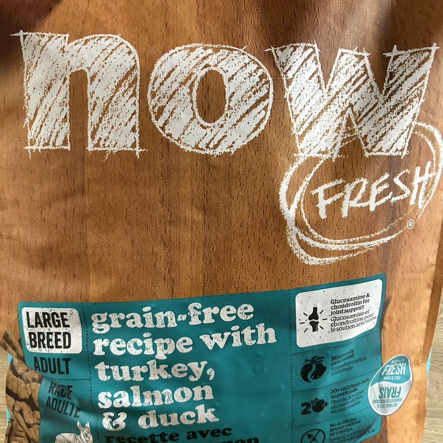 Корм для собак крупных пород Now Fresh