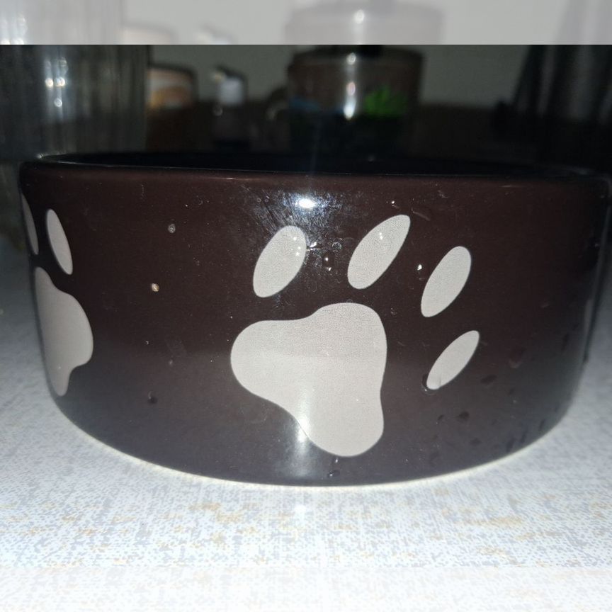 Миска для животных керамическая