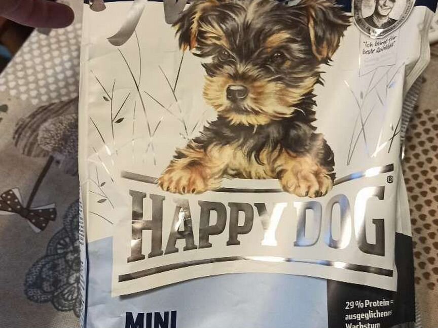 Корм happy dog, 1 кг