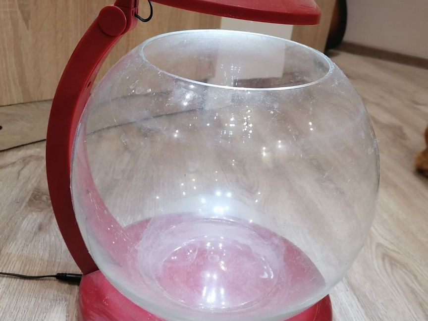 Аквариум круглый с подсветкой