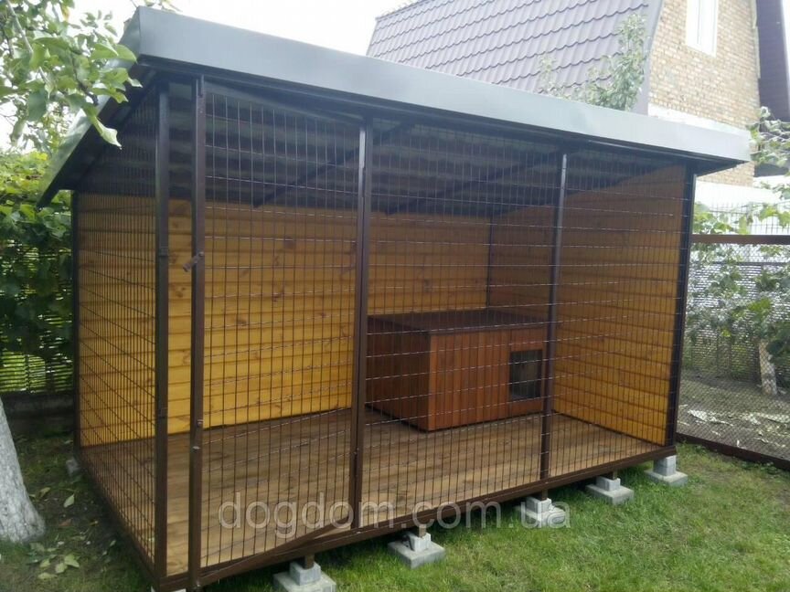 Вольер для собак уличный А-11.Сборка в подарок