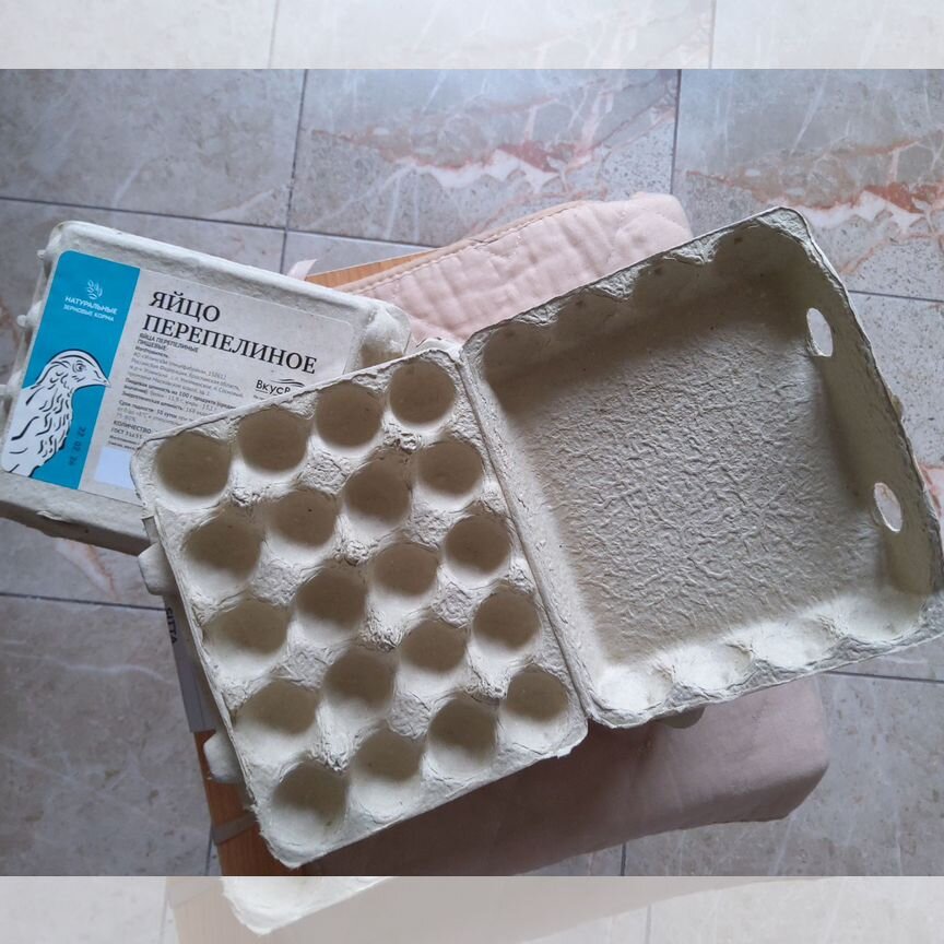 Коробочки для перепелиных яиц