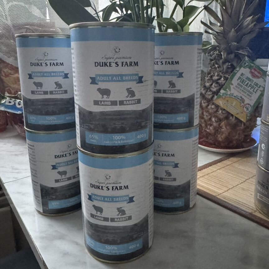 Duke's farm паштет из ягненка с кроликом 400г