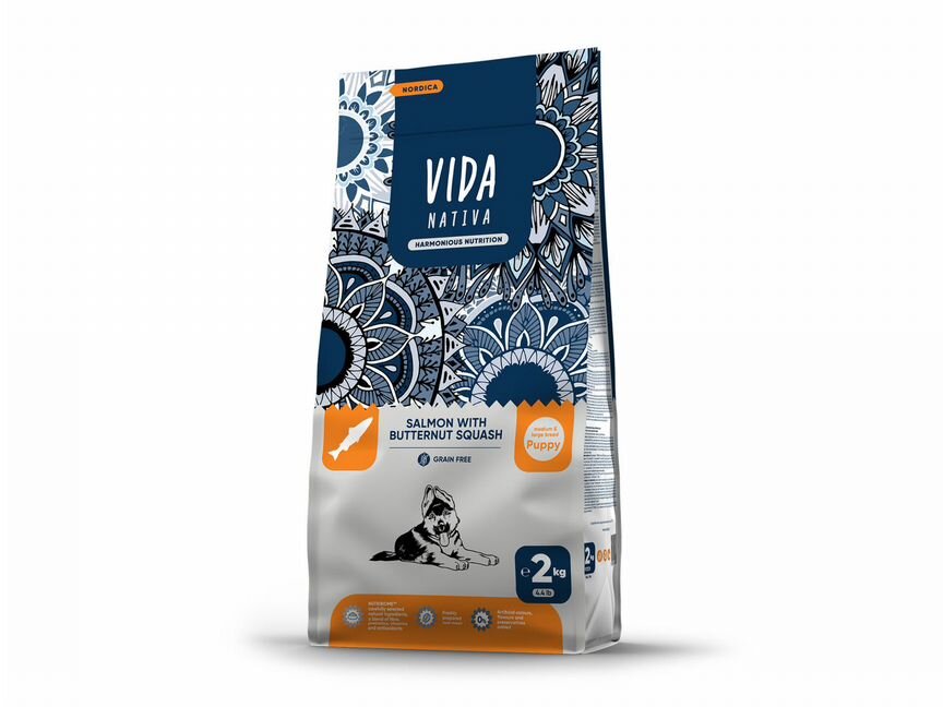 Vida Nativa корм для щенков средних и крупных поро