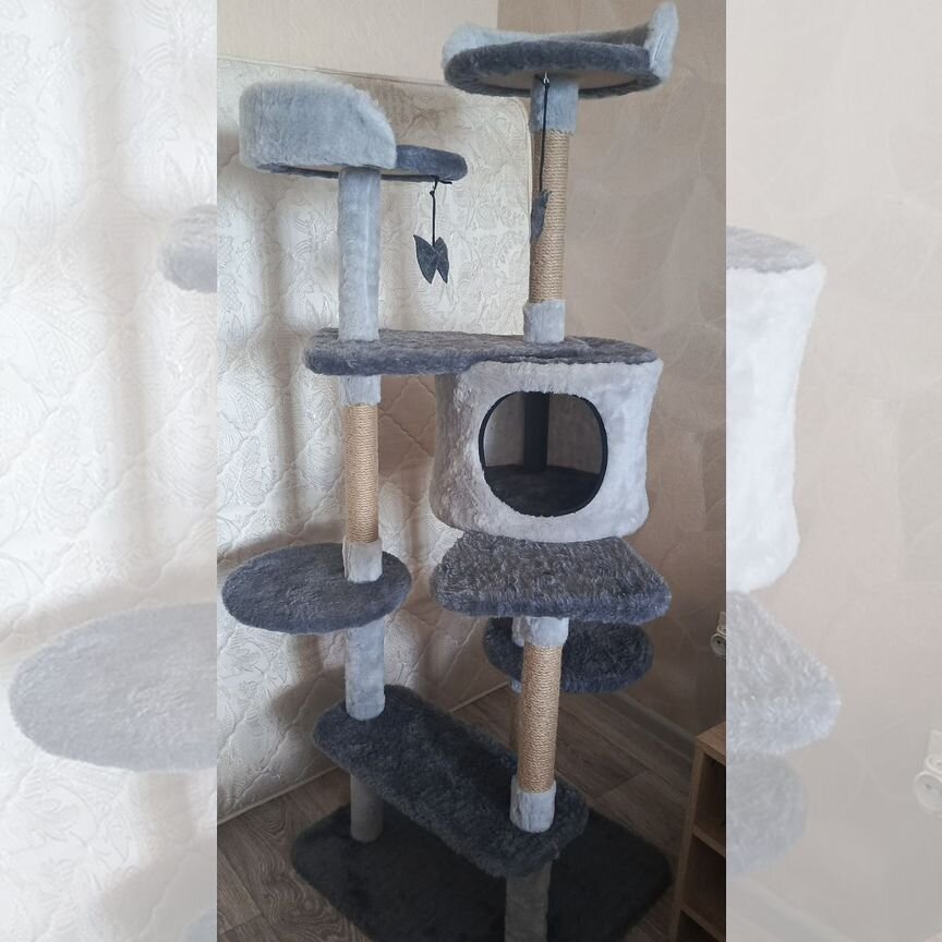 Когтеточка домик для кошки