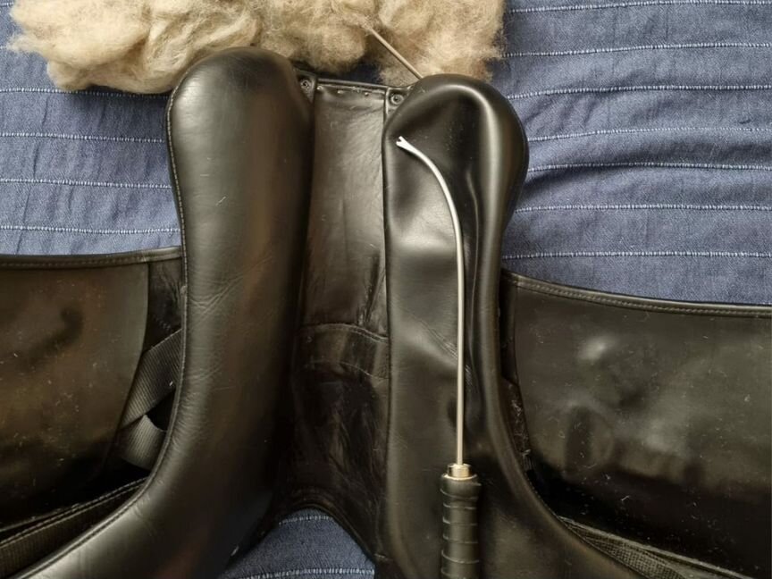 Перенабивка седла и обжимка ленчика