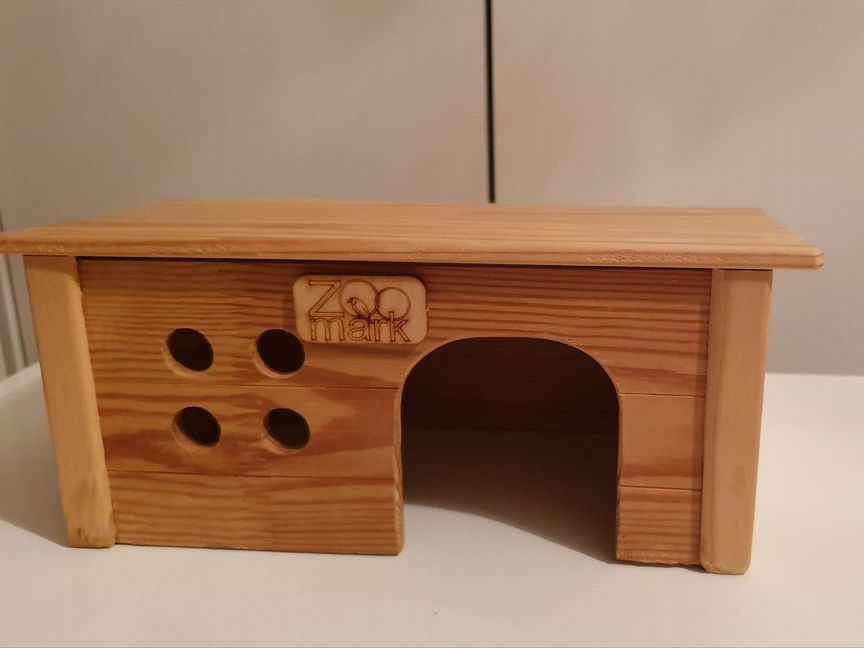 Домик и миски для грызунов, морских свинок