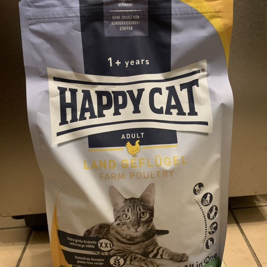 Корм для кошек happy cat
