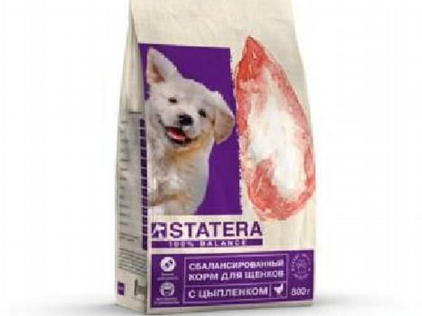 Statera Сухой корм с цыпленком для щенков 18,000 к