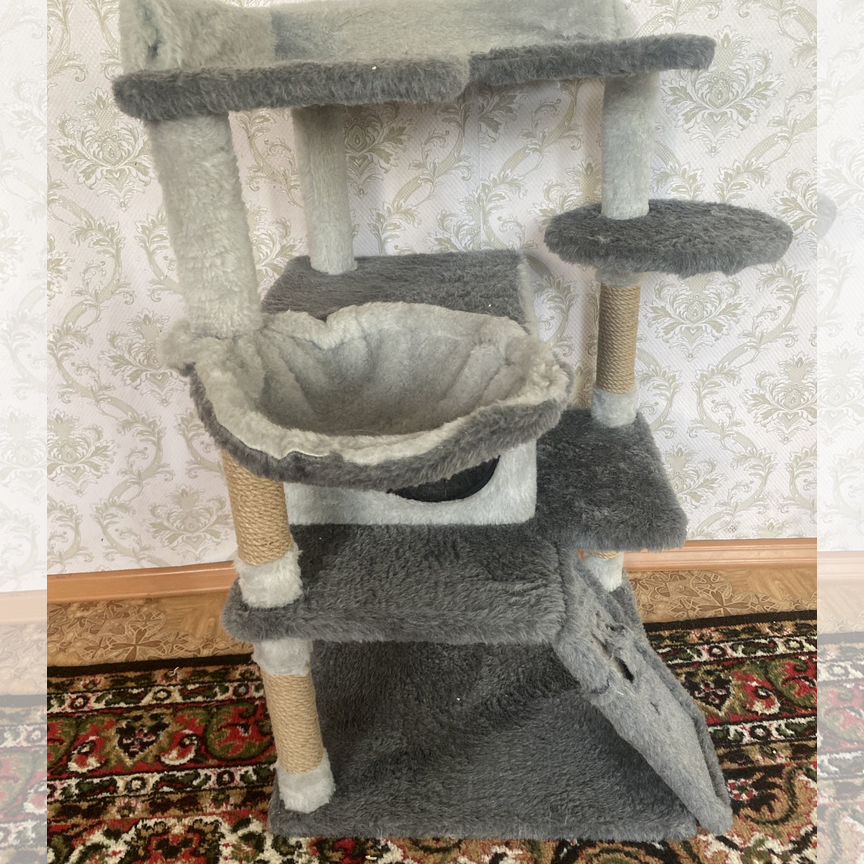 Когтеточка домик для кошки бу
