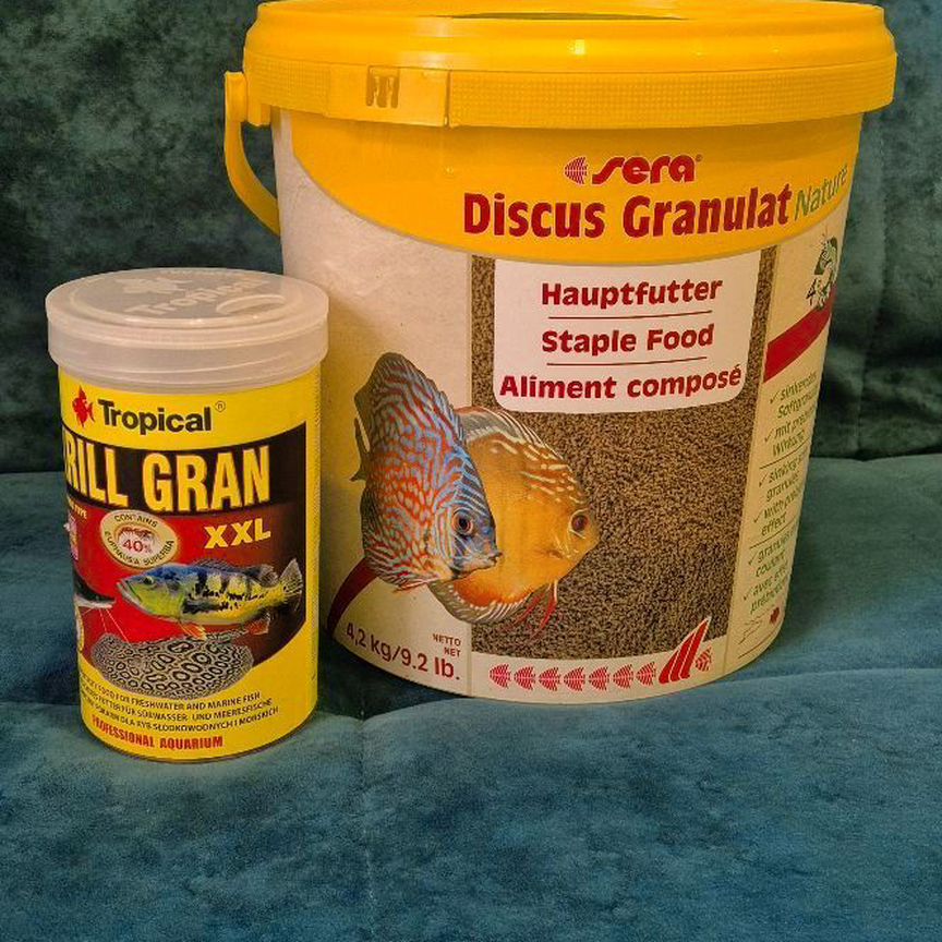 Корм для рыб sera discus granulat, Tropical krill