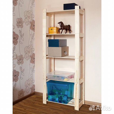 Стеллаж деревянный прочный для хранения купить в Чебоксарах | Товары ...