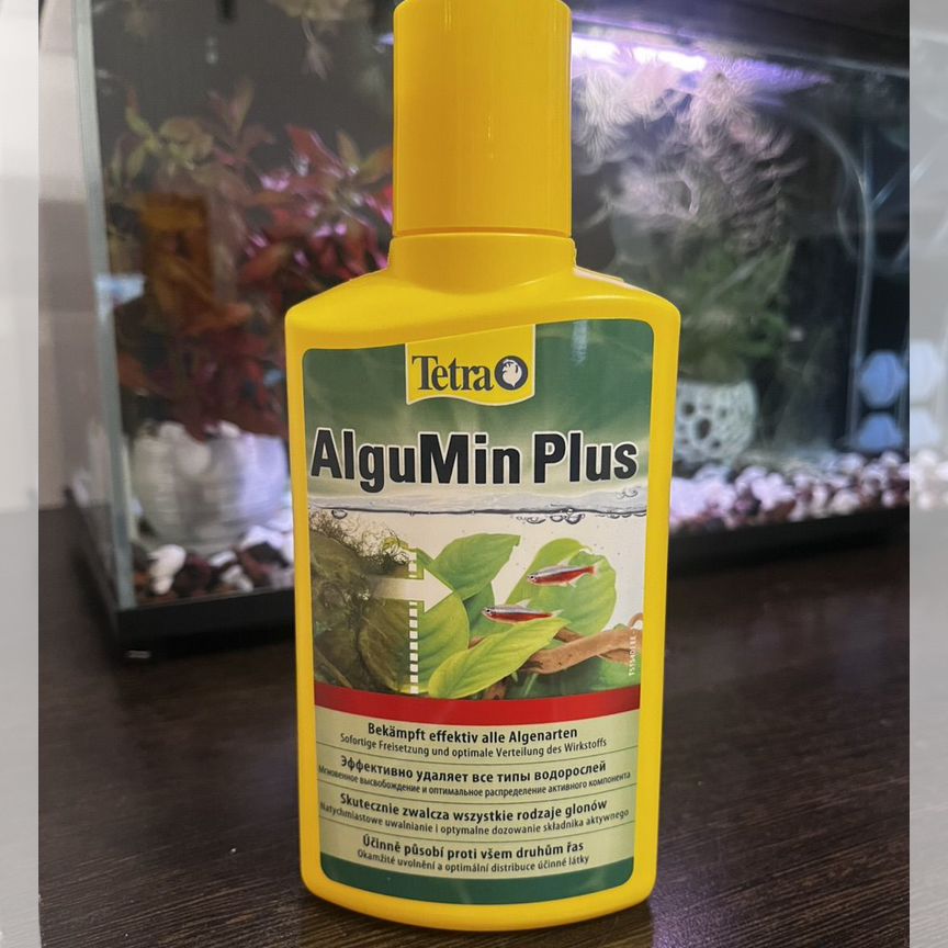 Tetra AlguMin Plus для удаления водорослей