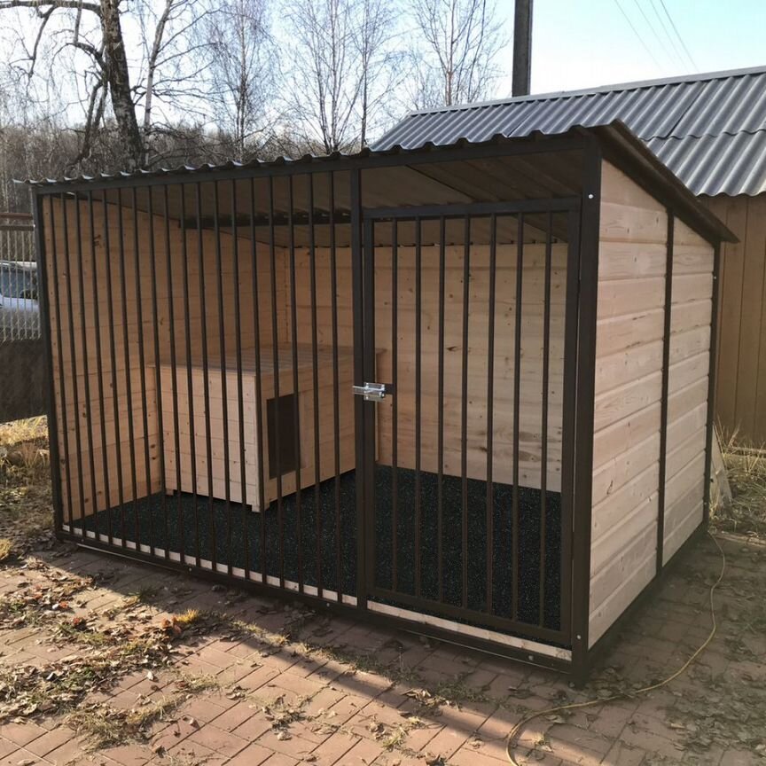 Вальеры для собак уличные теплые