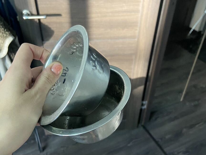 Набор: 2 миски, шлейка и два поводка 1м