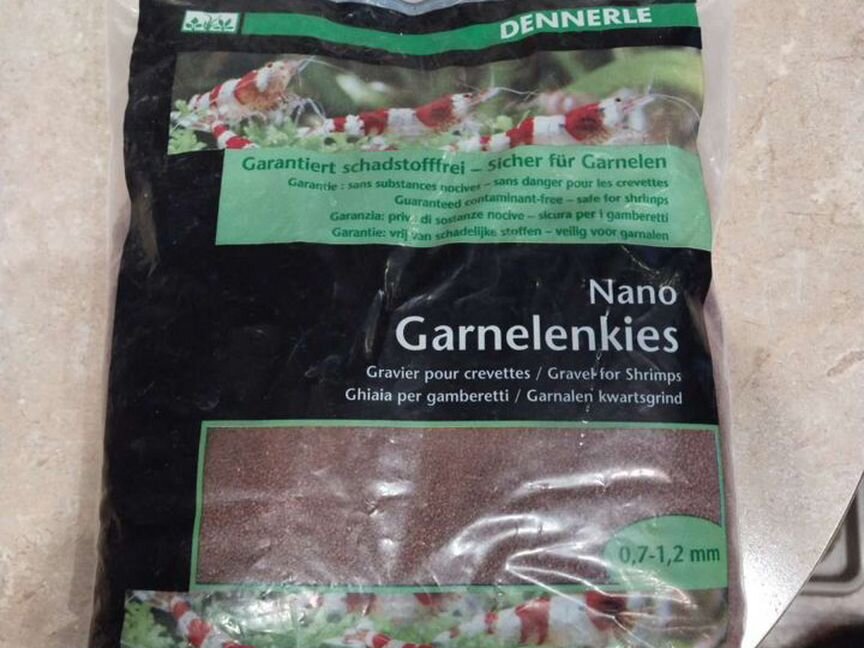 Грунт Dennerle Nano Garnelenkies (Nano Shrimps Gra
