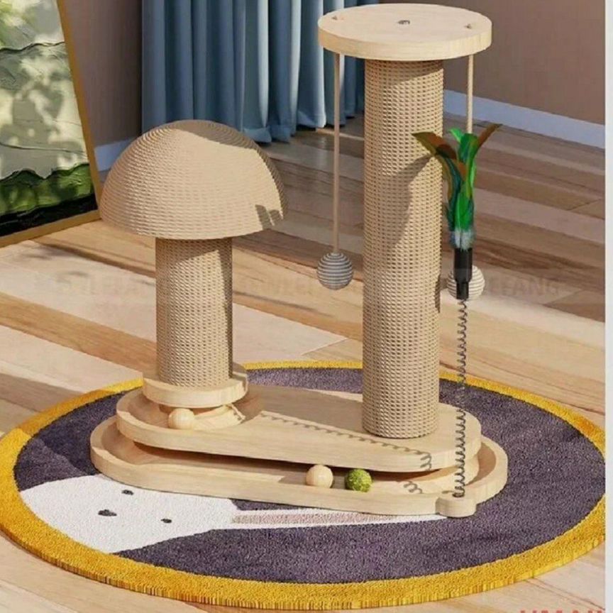 Когтеточка игровой комплекс для кошек