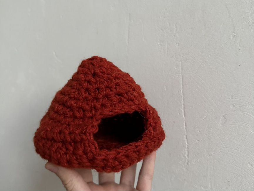 Вязаный домик для грызунов