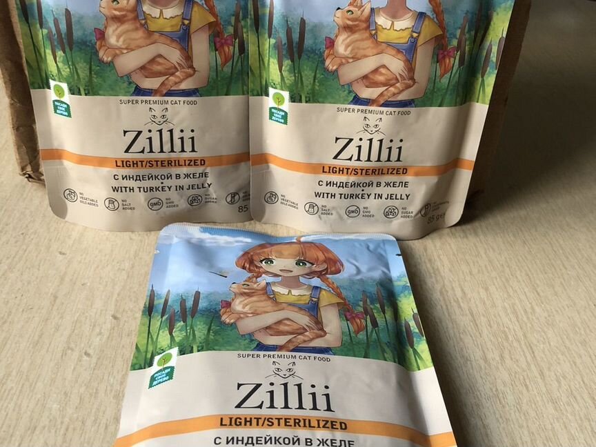 Влажный корм для кошек Zillii