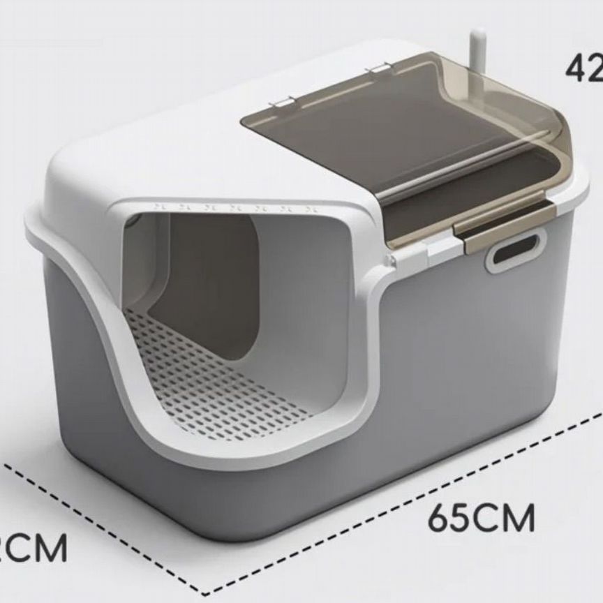 Кошачий лоток большой закрытый