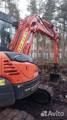 Мини-экскаватор Hitachi EX55UR, 2017 купить в Санкт-Петербурге ...