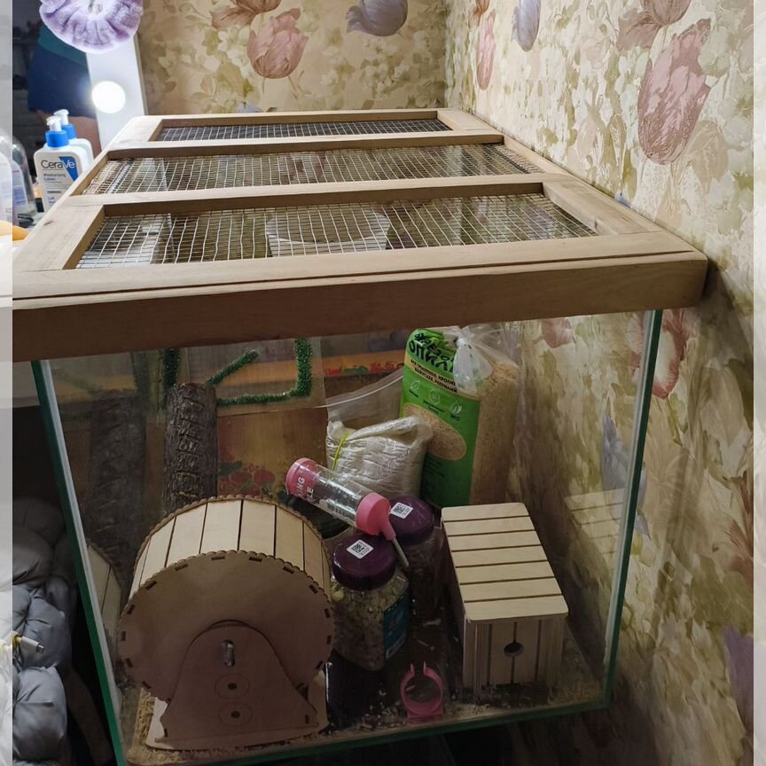 Аквариум для хомяка большой