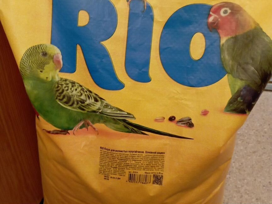 Корм Рио для попугаев 20 кг