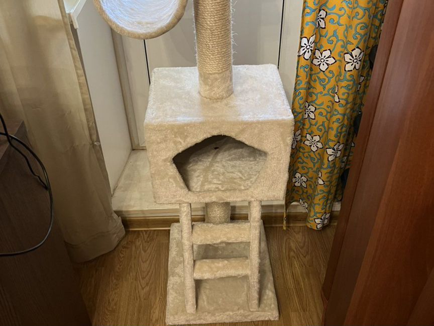 Когтеточка домик для кошки