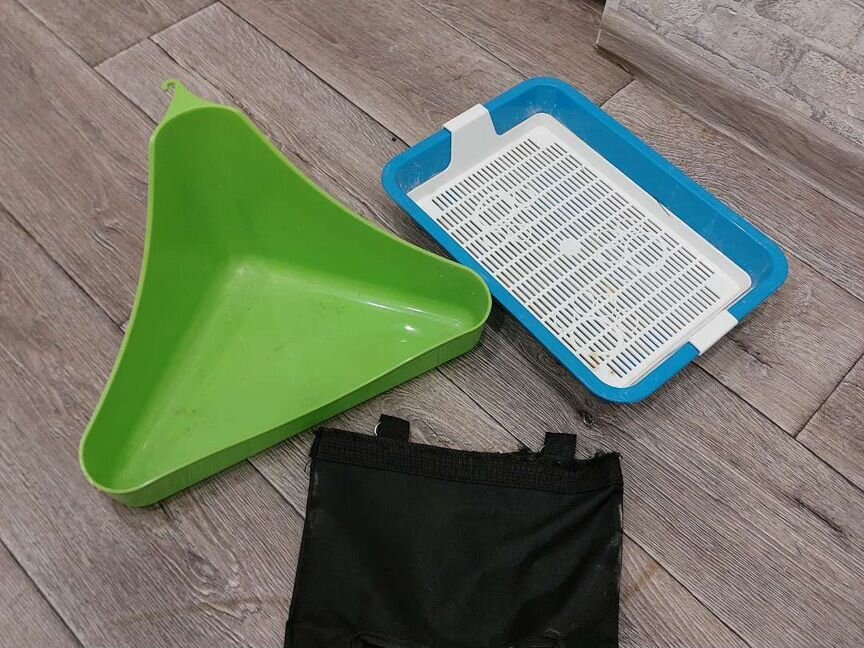 Лоток для кролика и сенник